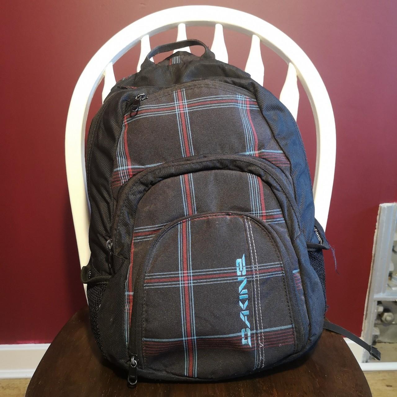 Dakine Backpack - retro black Dakine Backpack in... - Depop