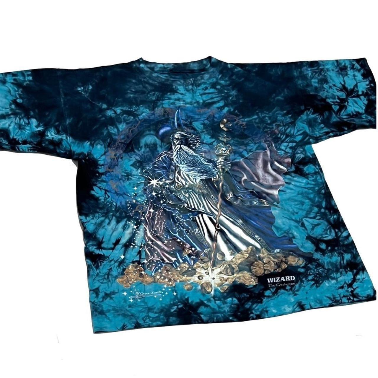 Tie dye Wizard The Gatekeeper T shirt Size :... | Depop