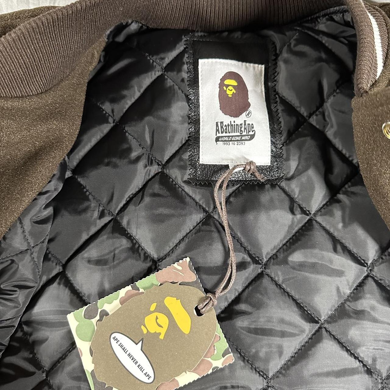 A Bathing Ape Bape Varsity Jacket -brand new never... - Depop