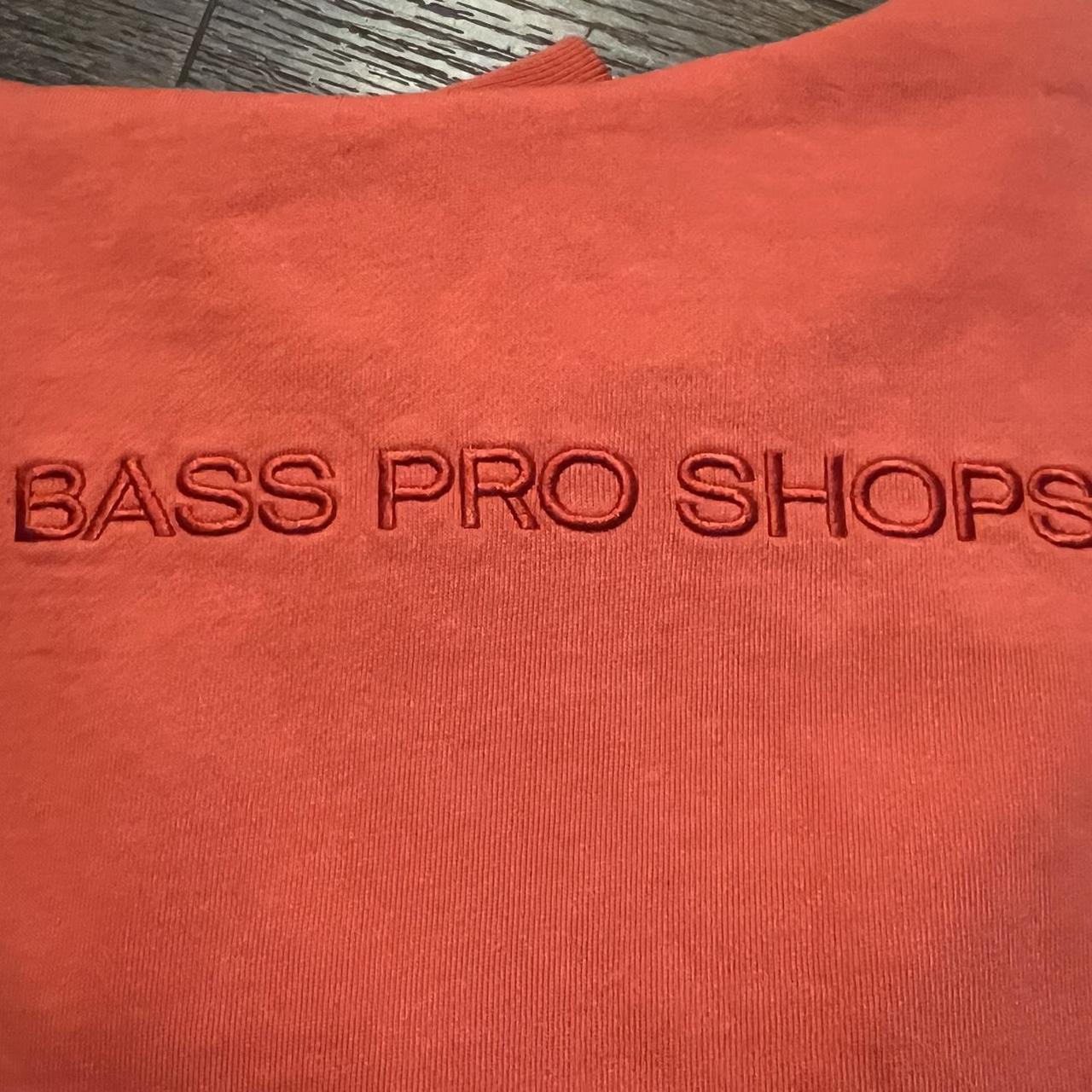 Bass Pro Shops orange/ coral color hoodie and shorts... - Depop