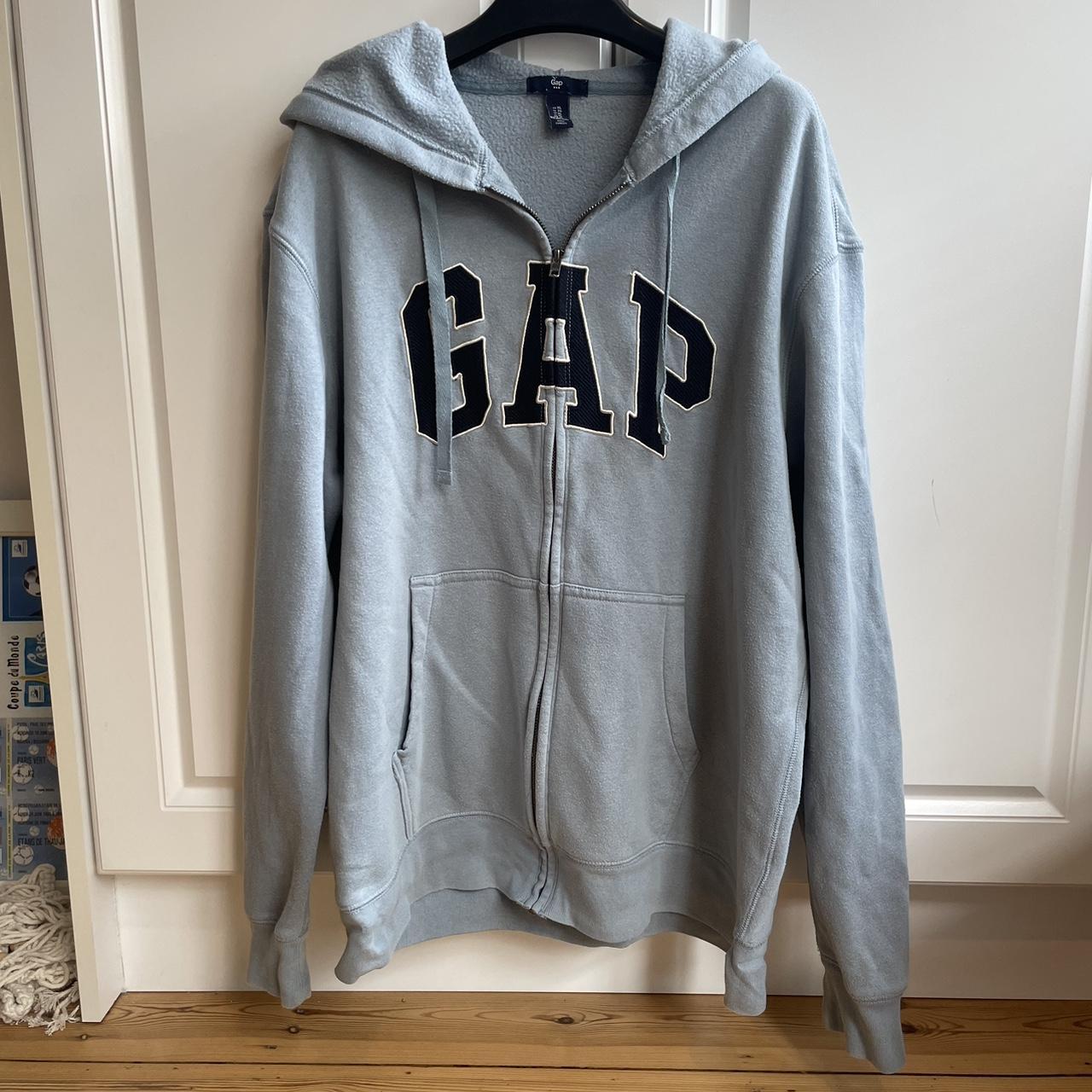 GAP hoodie zip up Size-xtra large Baggy fit... - Depop