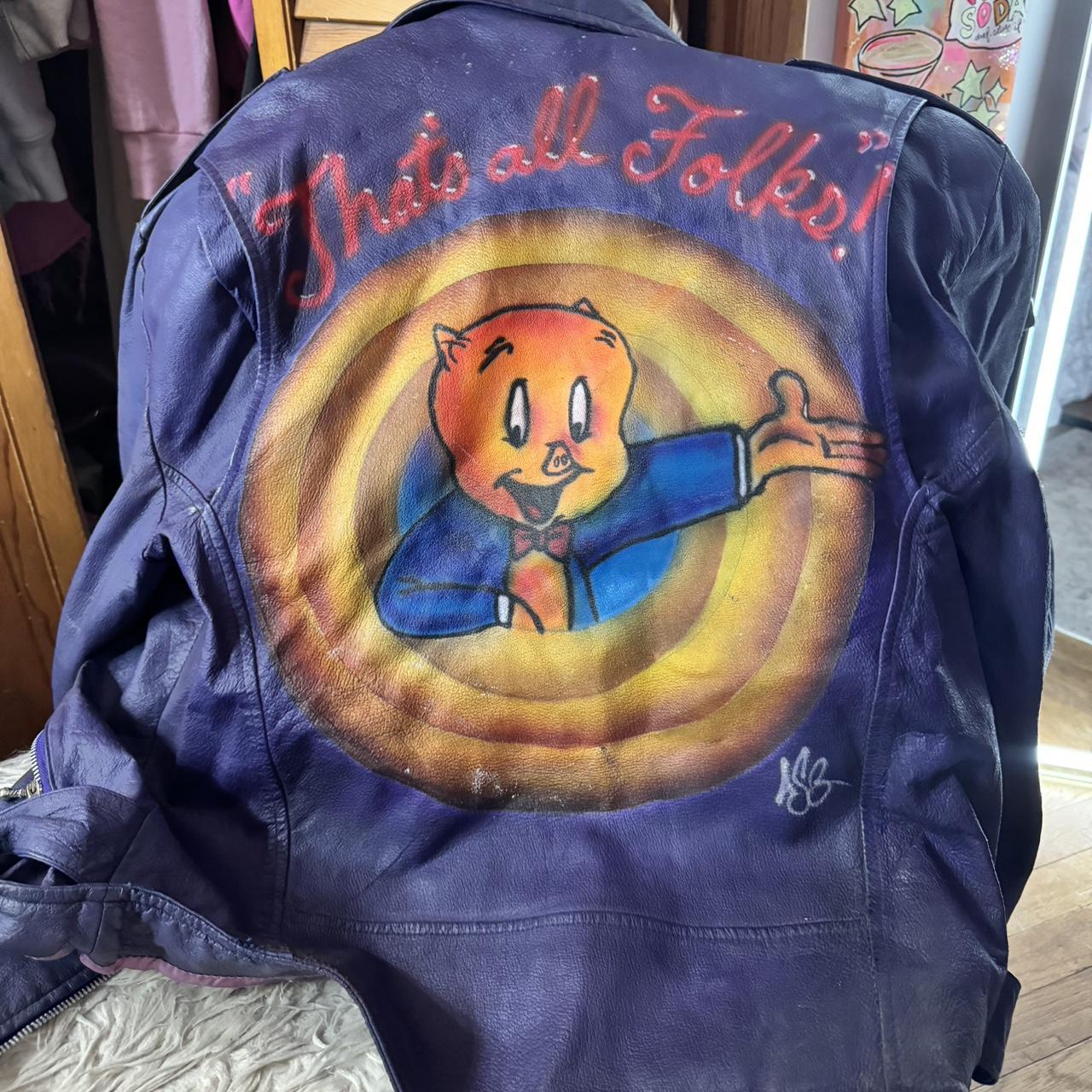 Vintage That’s All Folks Jacket Size Large No... | Depop