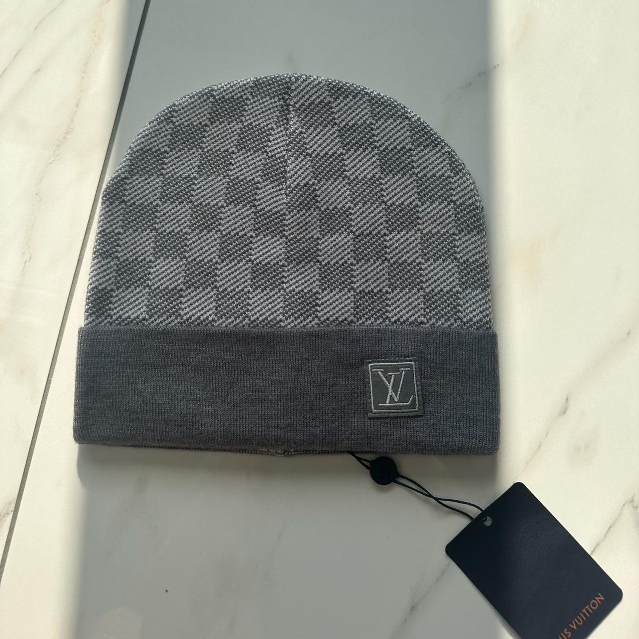 Louis Vuitton Grey beanie Never worn, brand new... - Depop