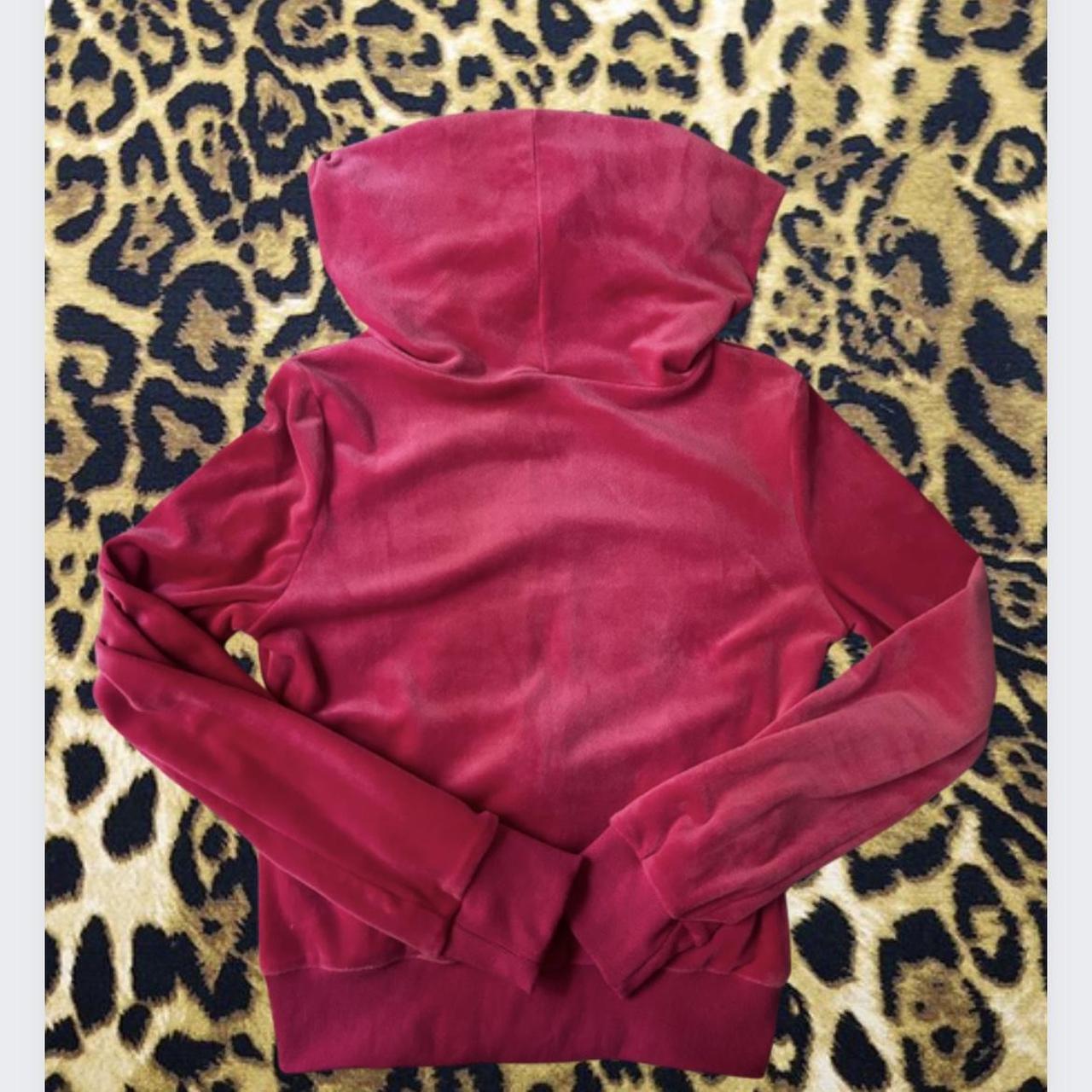 Vintage pink velour jacket, super soft fabric.... - Depop