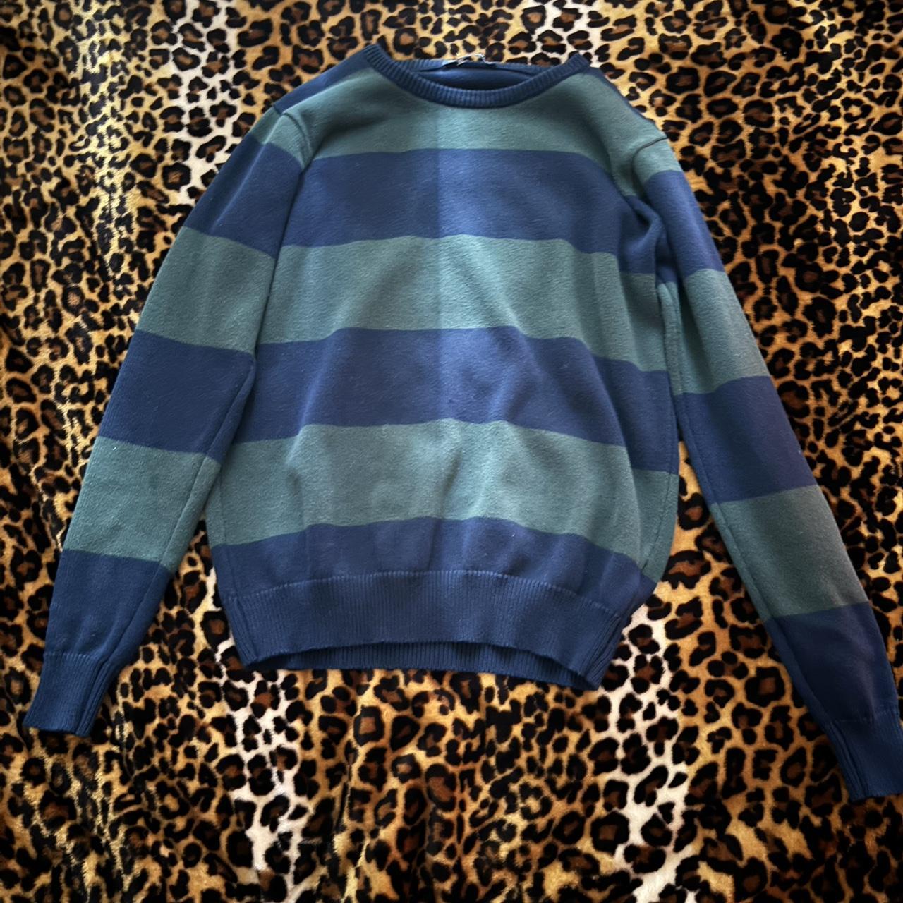 Brandy Melville Striped Swearer Size: Medium No... - Depop