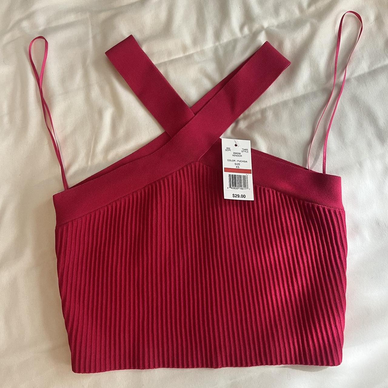 NWT top from dry goods color is hot pink it looks... - Depop