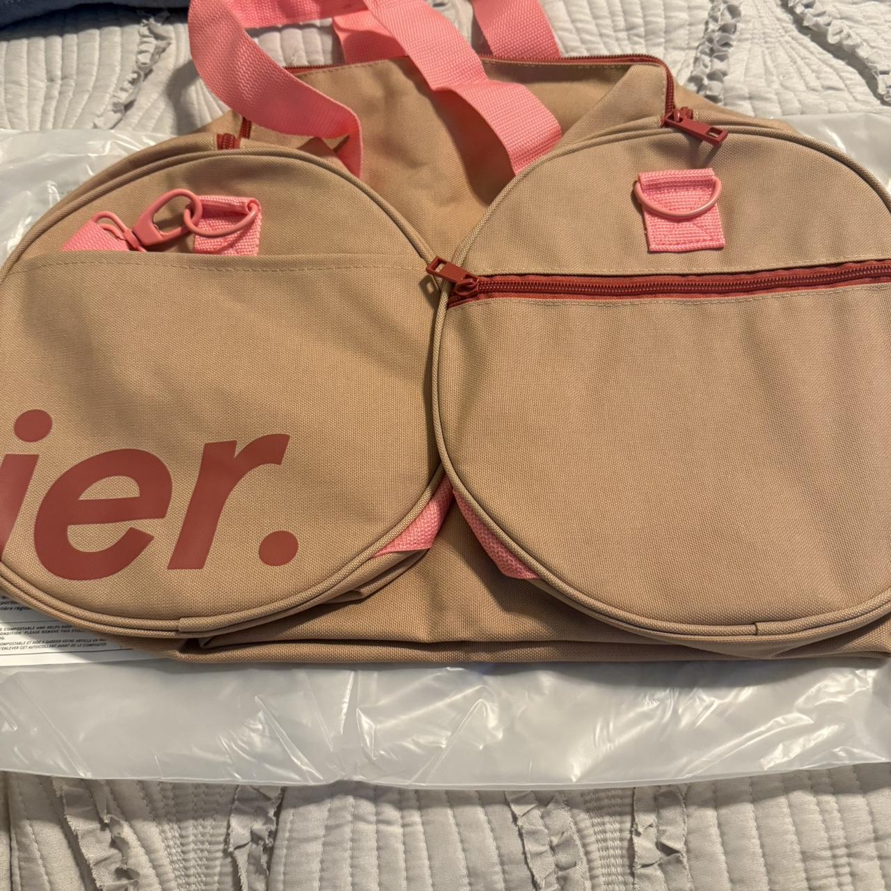 Glossier Duffle bag brand new. 8 available - Depop