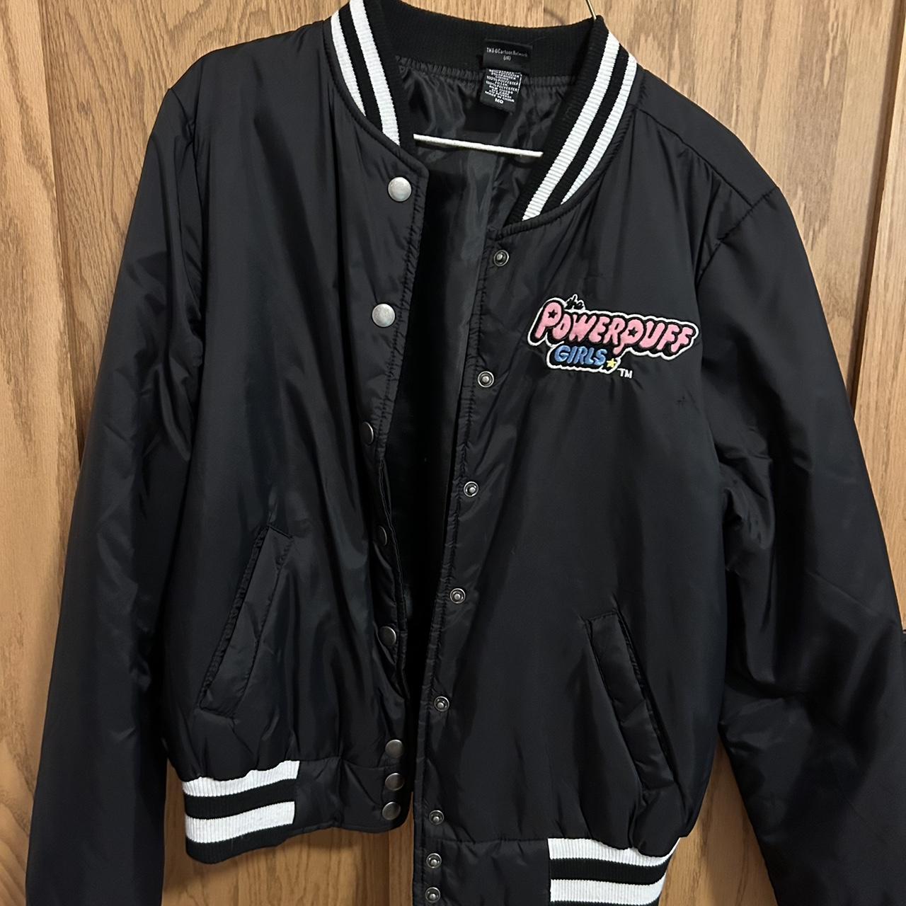 Powerpuff girls bomber jacket worn twice, a couple... - Depop