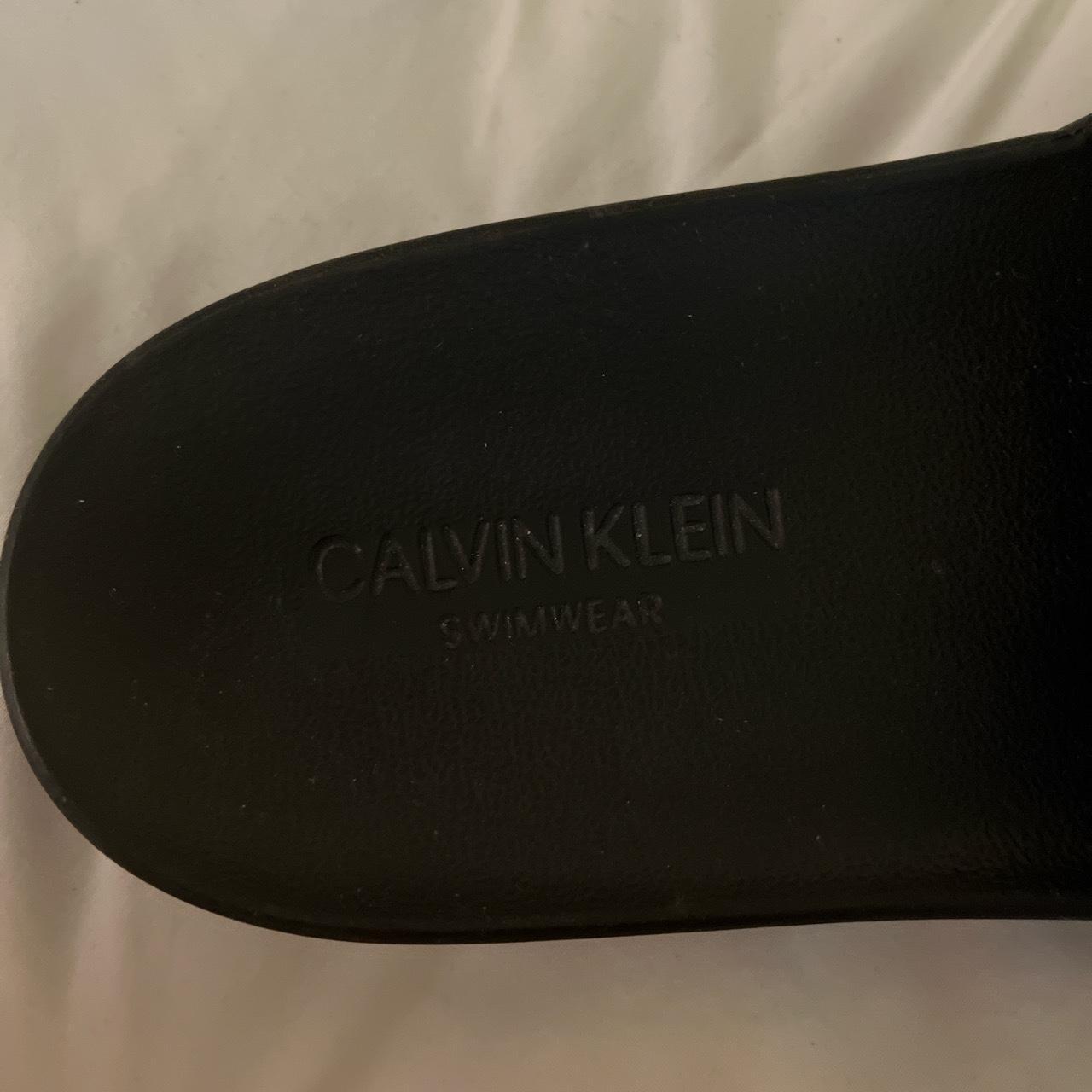 Calvin Klein sliders Worn about 5 times... - Depop
