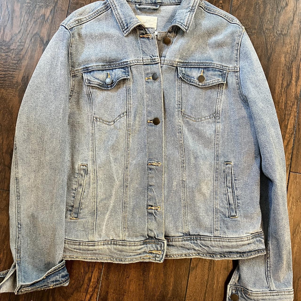 Denim Jacket XL but fits like A Large - Depop