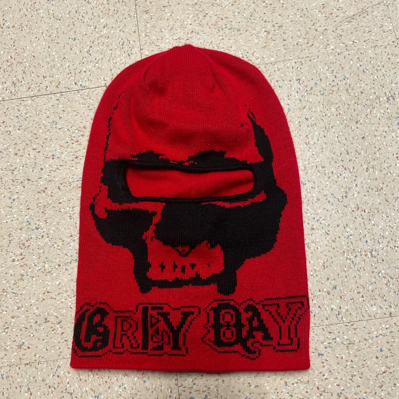 G59 GREY DAY MASK RED!!!!!! ONLY SOLD AT... - Depop
