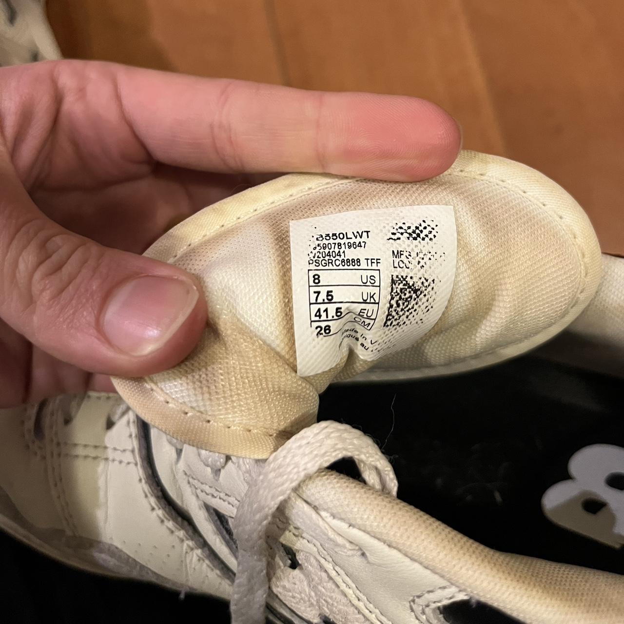 New Balance 550 white and black women’s shoes 🕺 size... - Depop