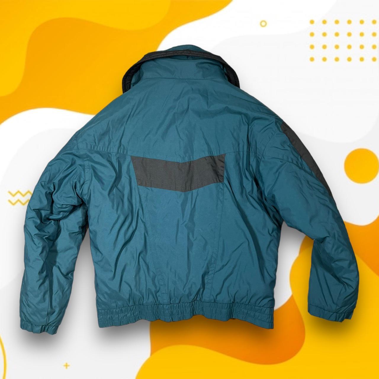 Skitique vintage 90s color block ski jacket X-Large... - Depop