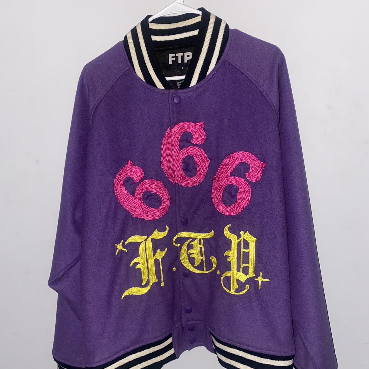 FTP Purple 666 Jacket Size L - Depop