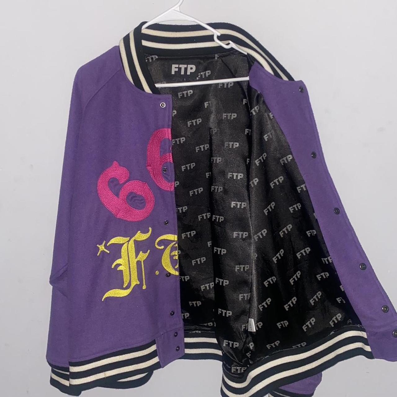 FTP Purple 666 Jacket Size L - Depop