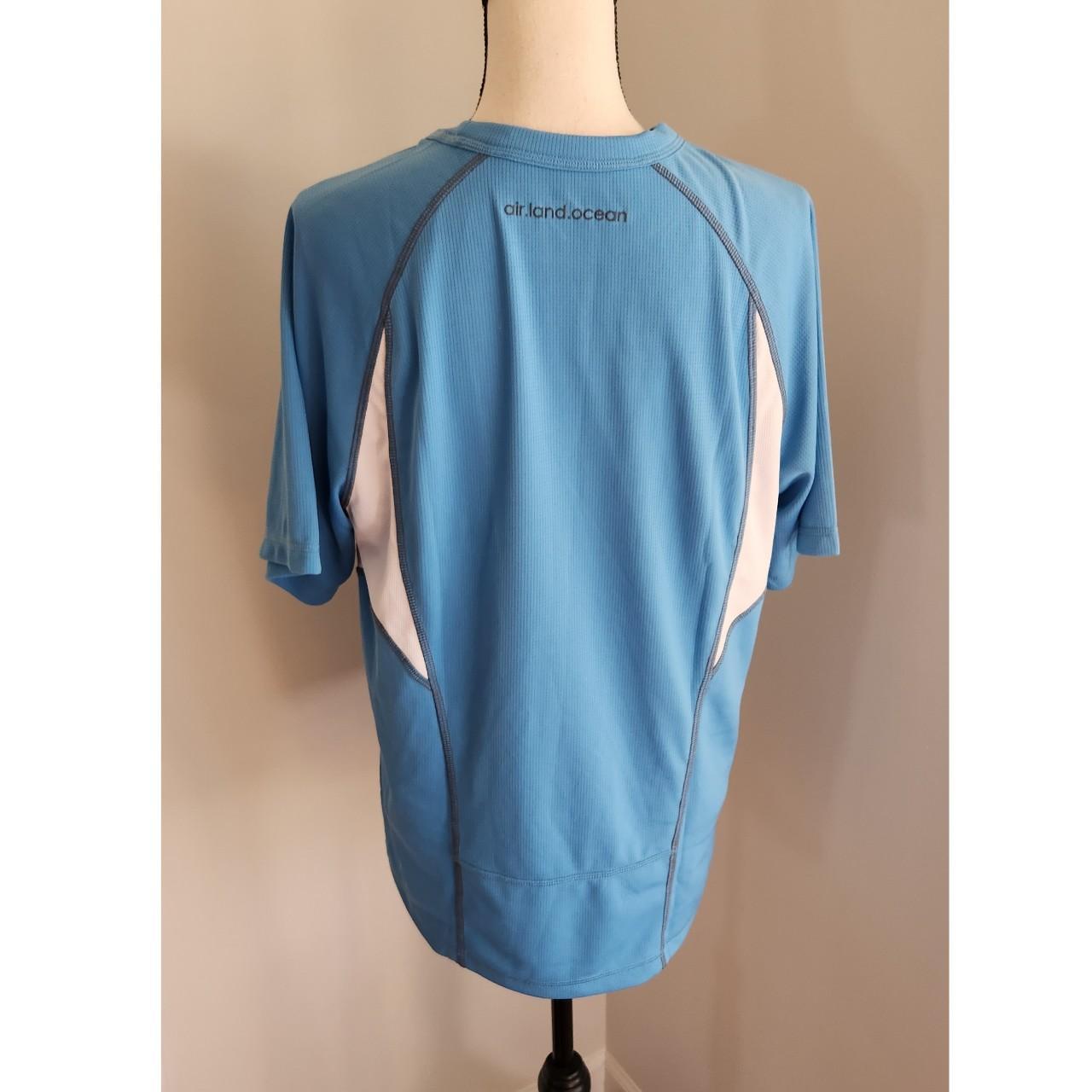 Alo mens blue short sleeve athletic tee shirt Large - Depop