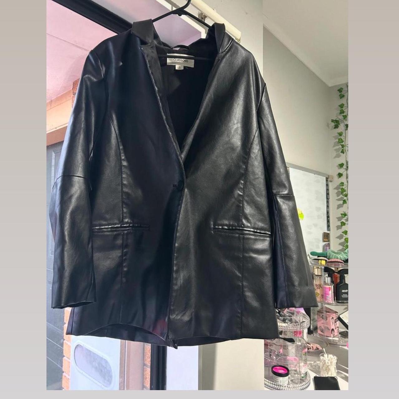 Super cute glassons oversized leather... - Depop