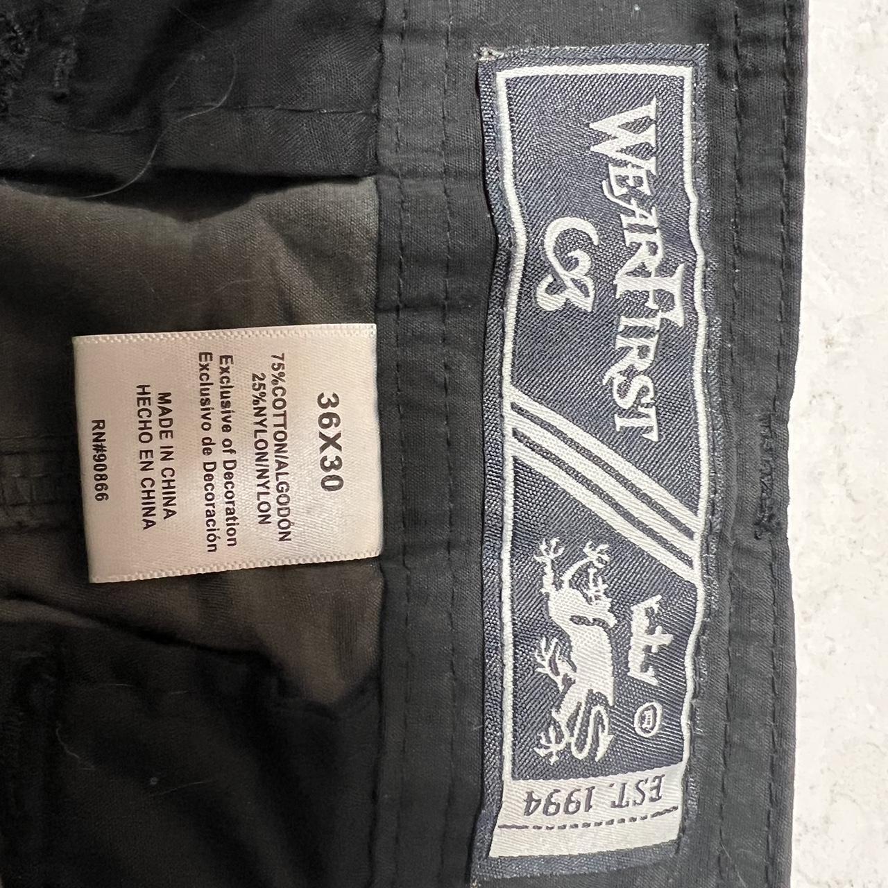 Y2k Cargos with zipper short alternatives no flaws... - Depop