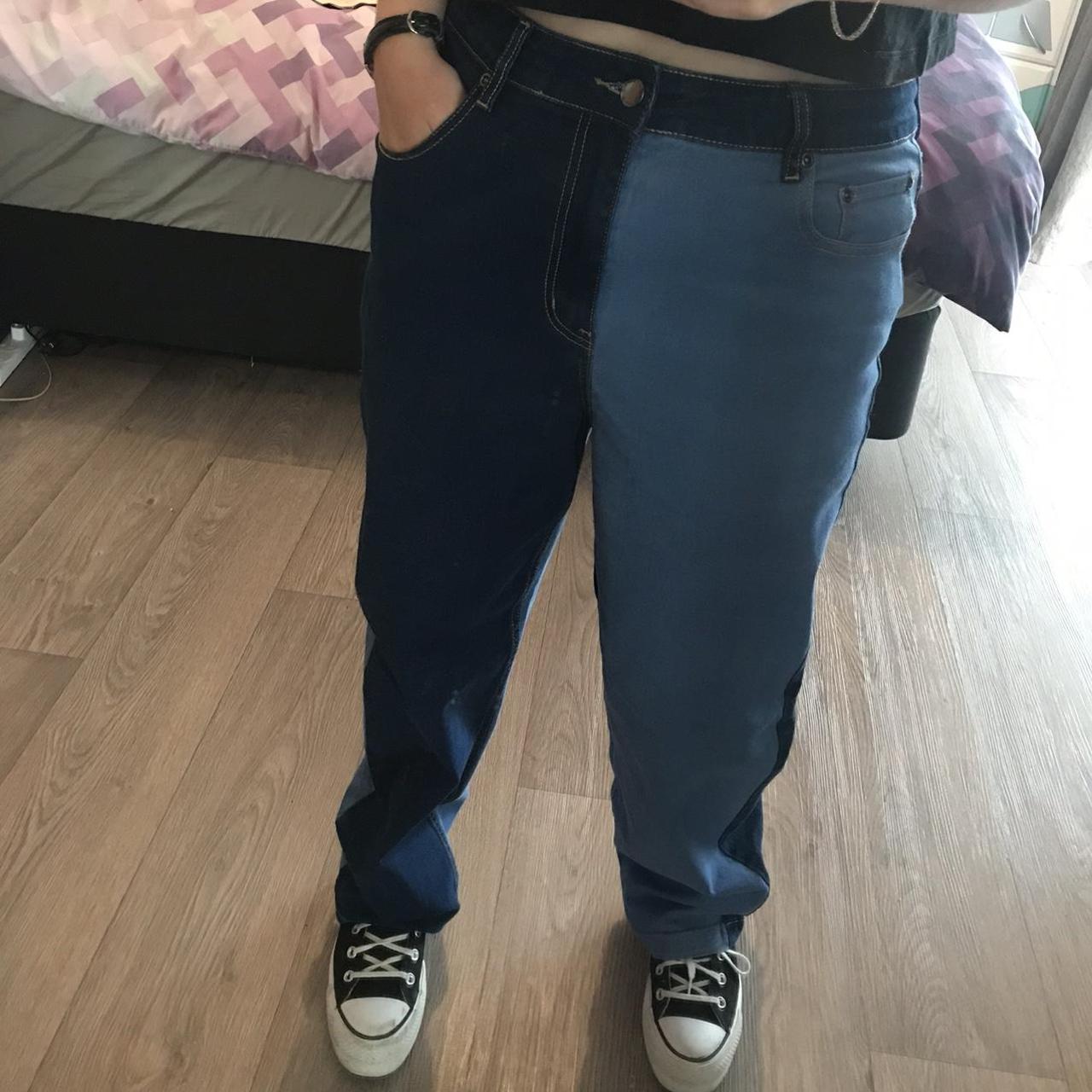 Fun multicoloured dangerfield jeans, brand new with... - Depop