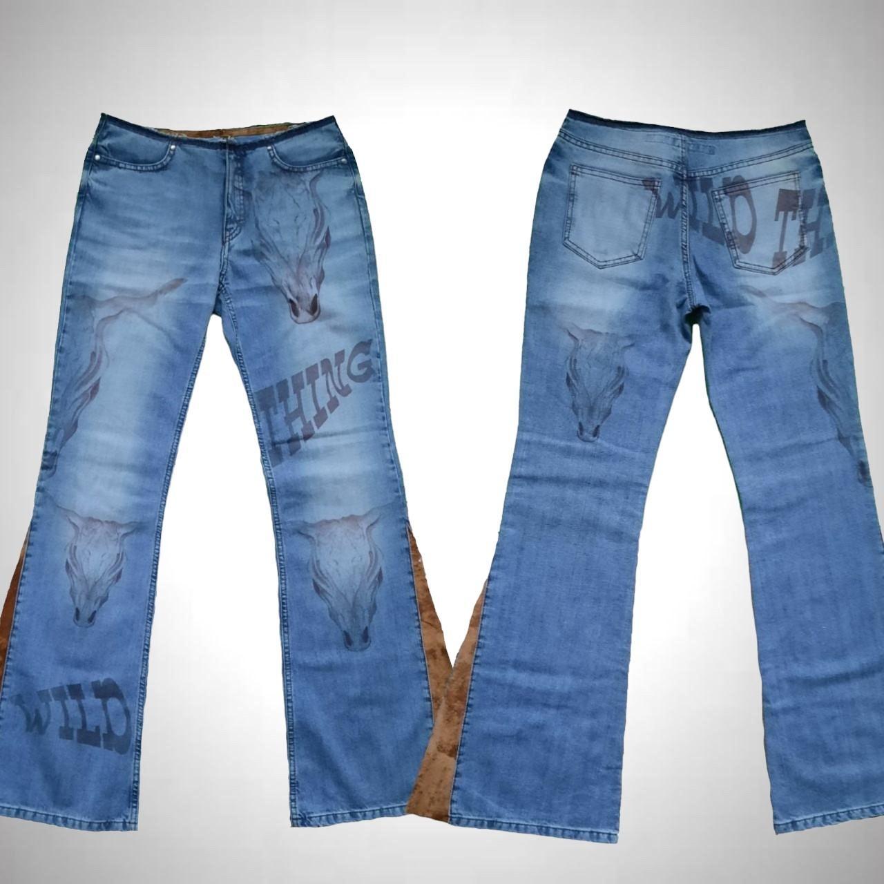Rare Cowgirl Flared Low Rise Jeans Omg One Of My Depop