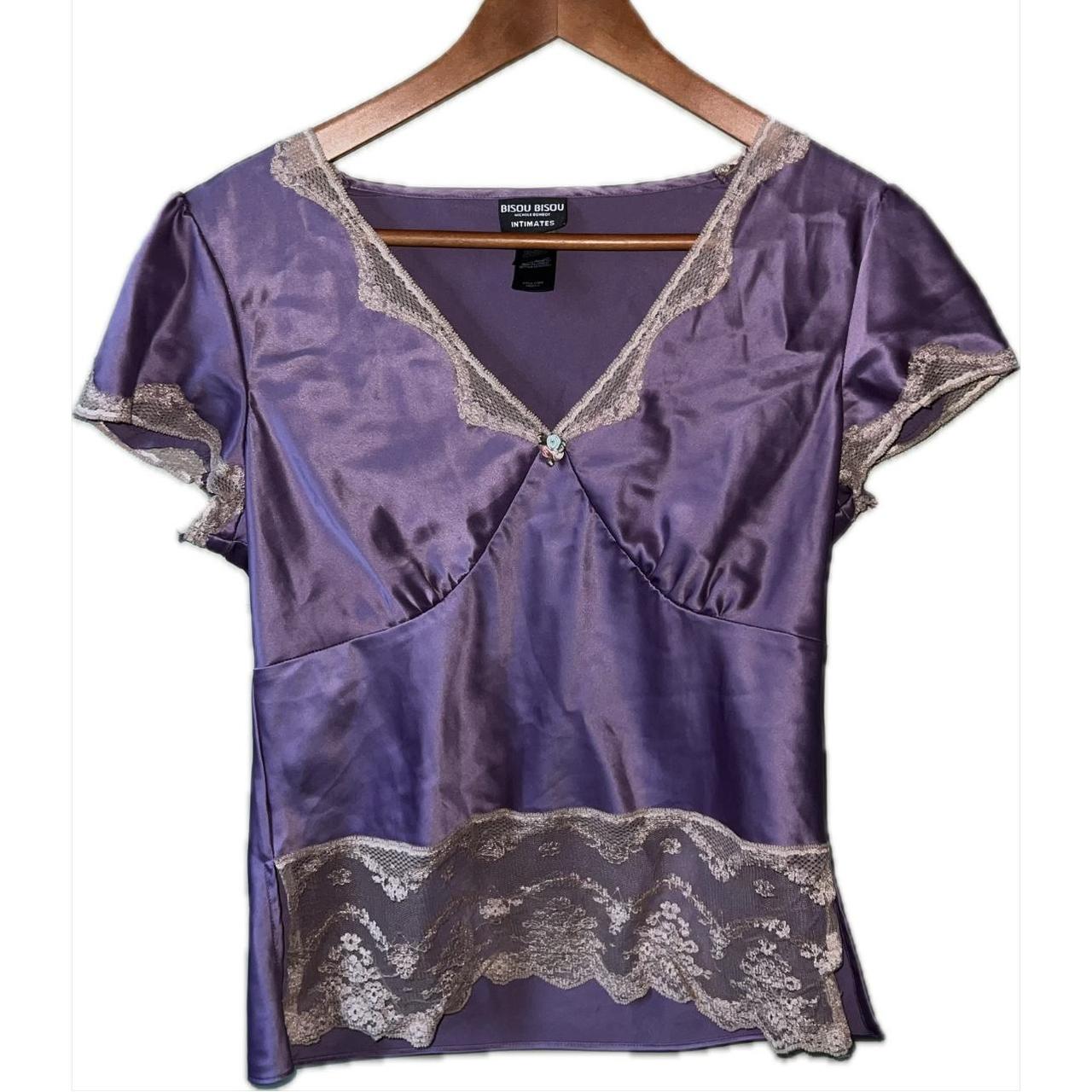 BISOU BISOU by Michele Bohbot intimates satin... - Depop