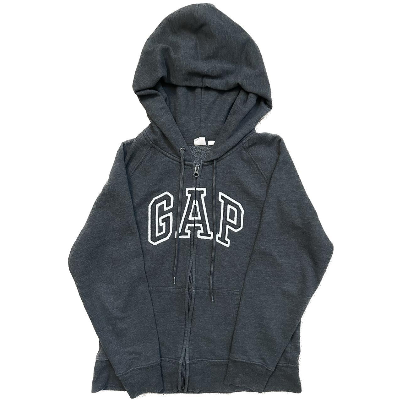 Gap Women's Grey and White Jacket | Depop