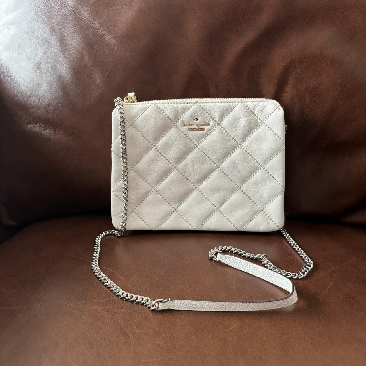 This is Kate speed bag in white color#bag# Kate Spade - Depop
