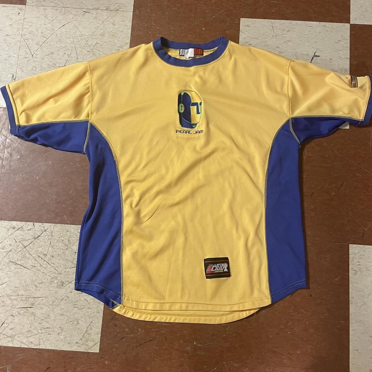 Super rare Pearl Jam soccer jersey size X-Large fits... | Depop
