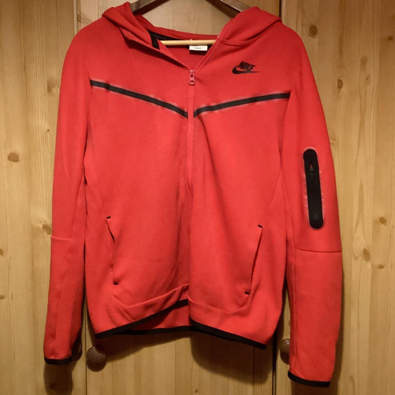 Red Nike tech fleece Older kids size XL Only been... - Depop