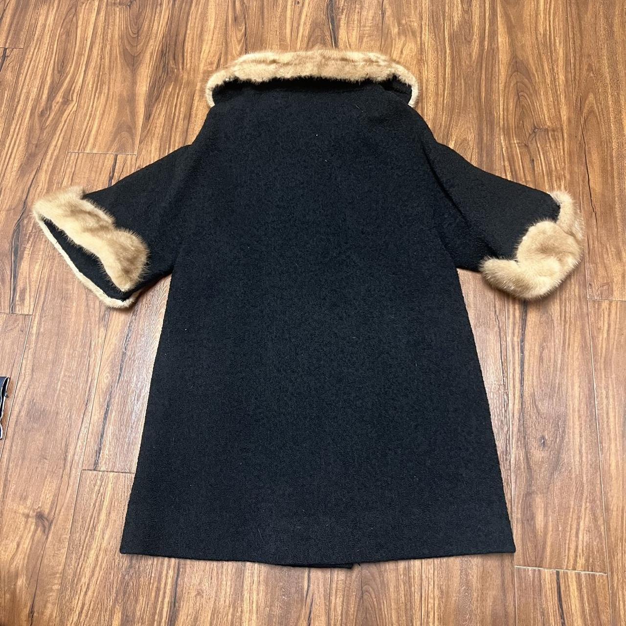 Vintage 1930s amazing fur trench coat jacket. This... - Depop