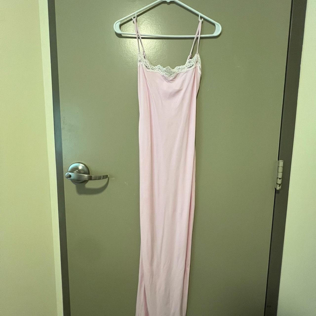 skims / lana del rey fits everybody lace long slip... - Depop