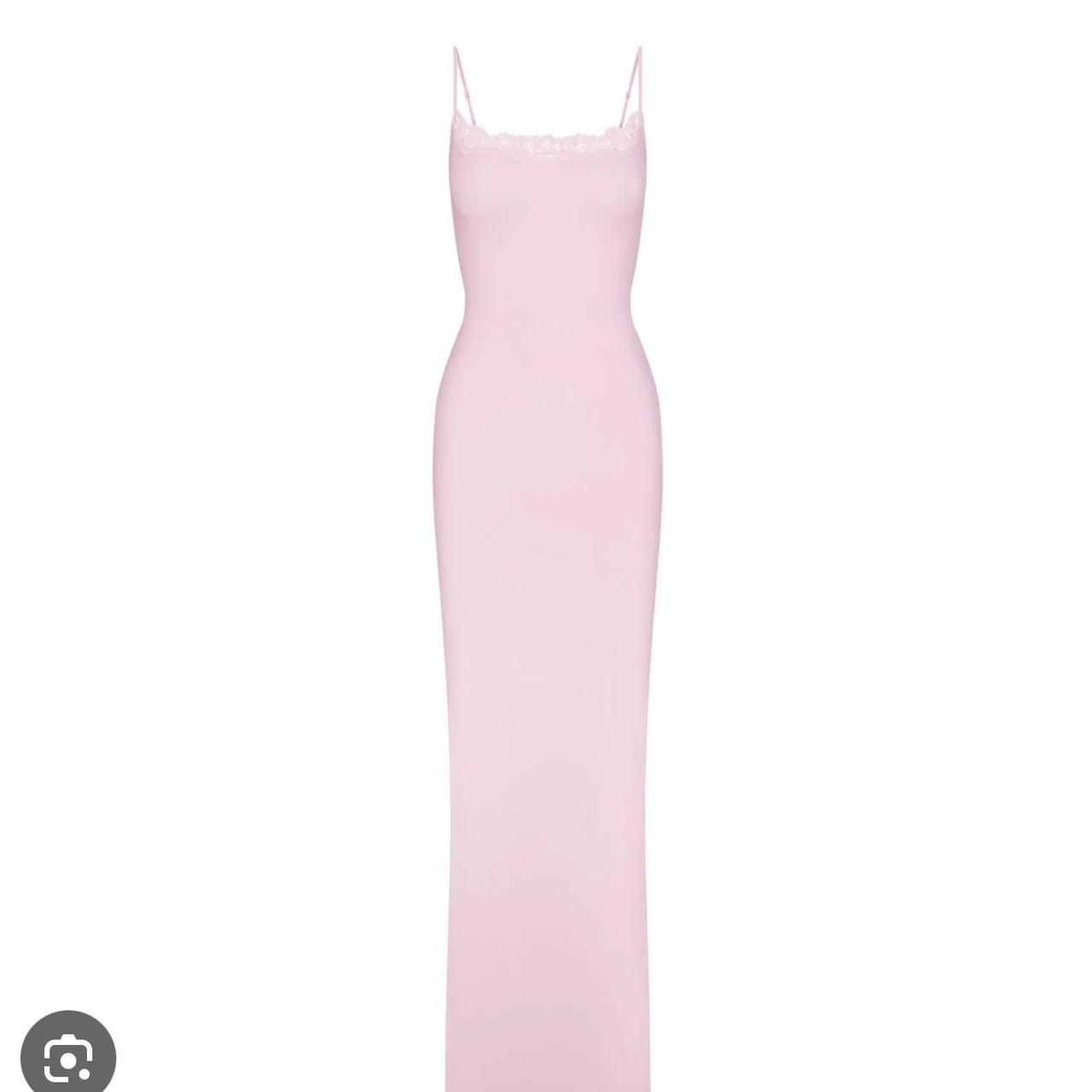 skims / lana del rey fits everybody lace long slip... - Depop