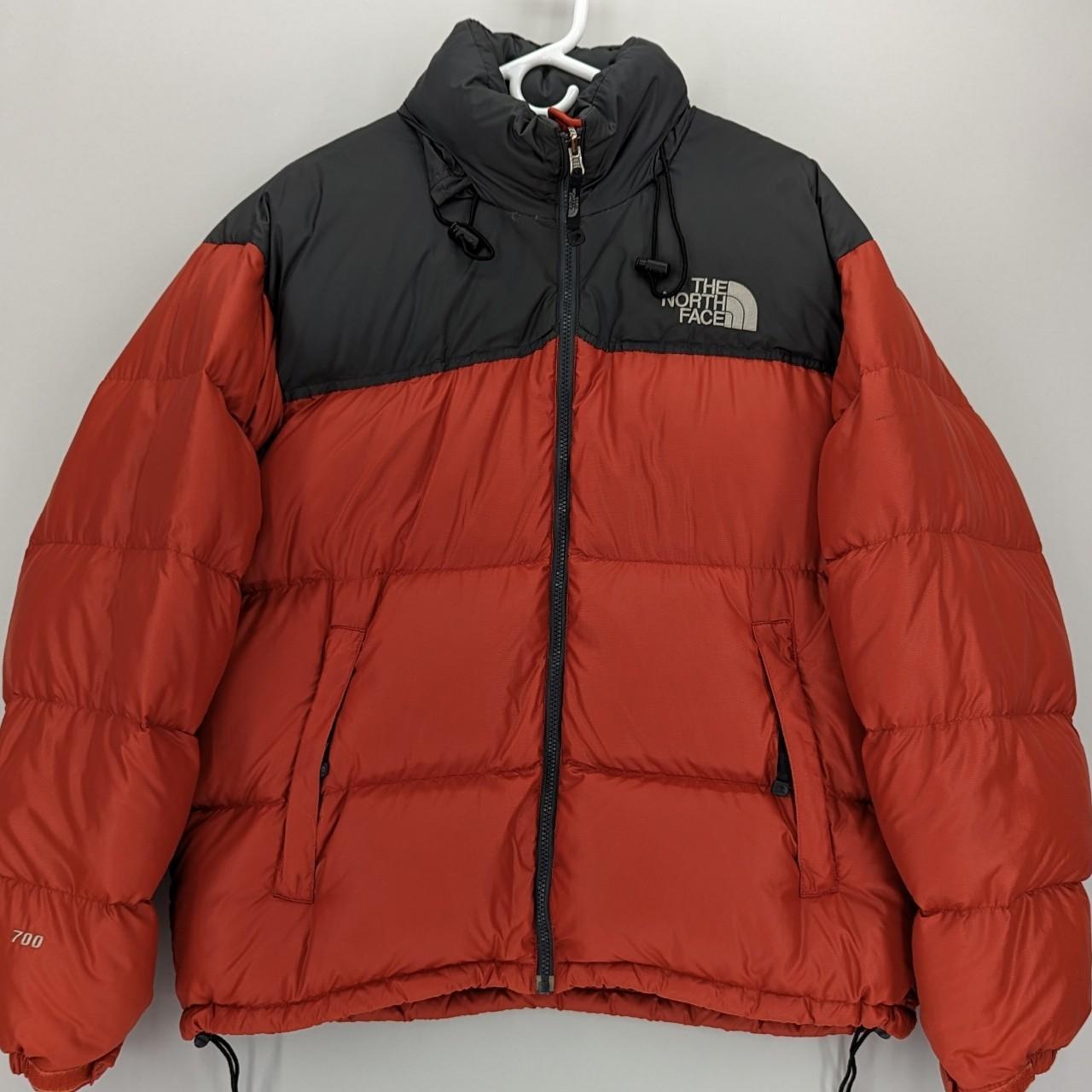 The North Face Men's Red and Grey Jacket | Depop