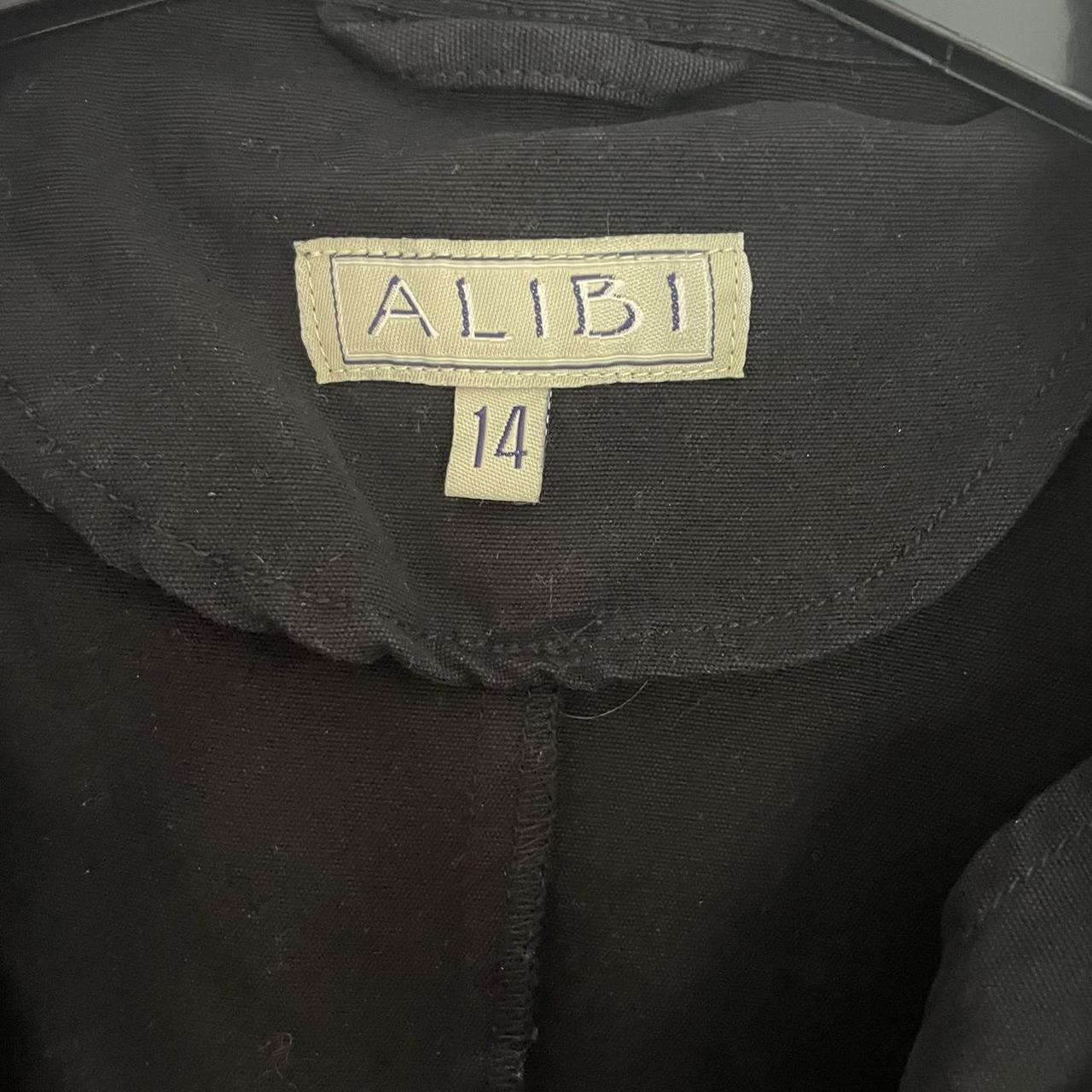 Black, smart, cotton, Alibi utility jacket Parisian... - Depop