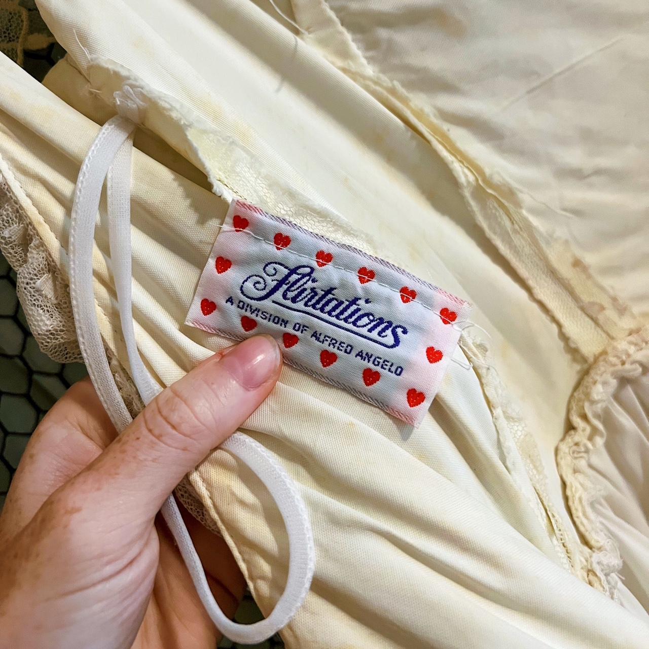 50s Ball Gown Gorgeous white 1950s ballgown... - Depop