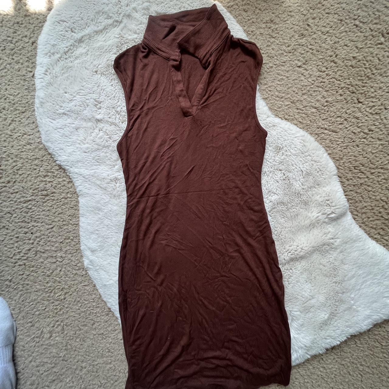 SLEEVE LESS DRESS 🤎 - Depop