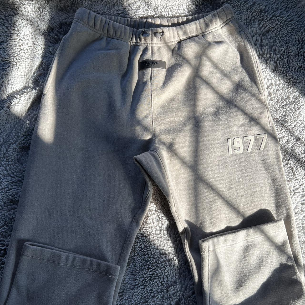 Essentials Fear of God Relaxed Sweatpants: Smoke... - Depop