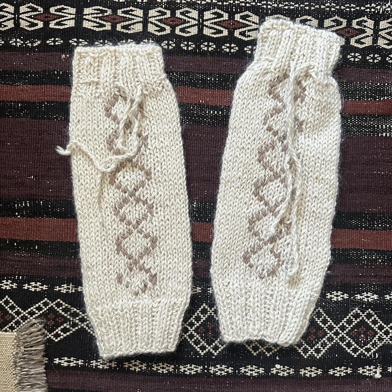 Casapacha hand knit leg warmers Made by Argentinian... - Depop