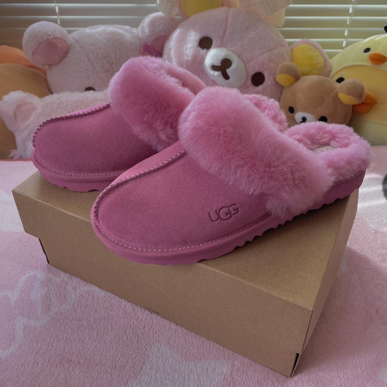 pink UGG slippers cozy II scuff size 6 womens #ugg... - Depop