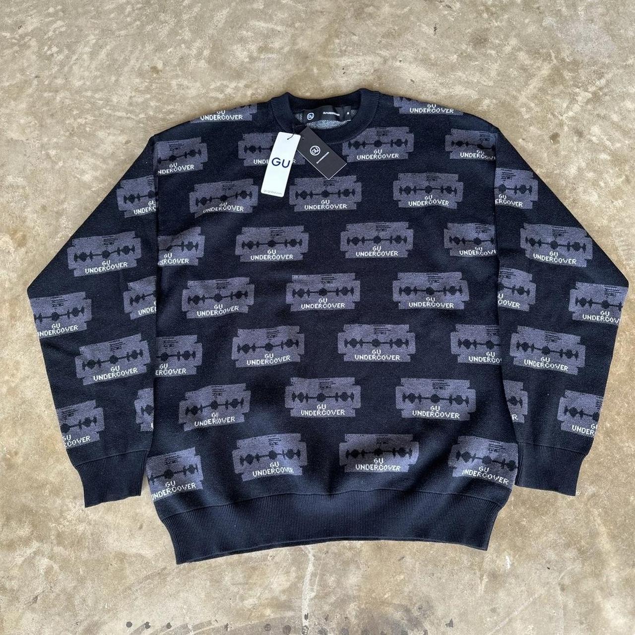New Undercover x GU Razor Sweater Size... - Depop