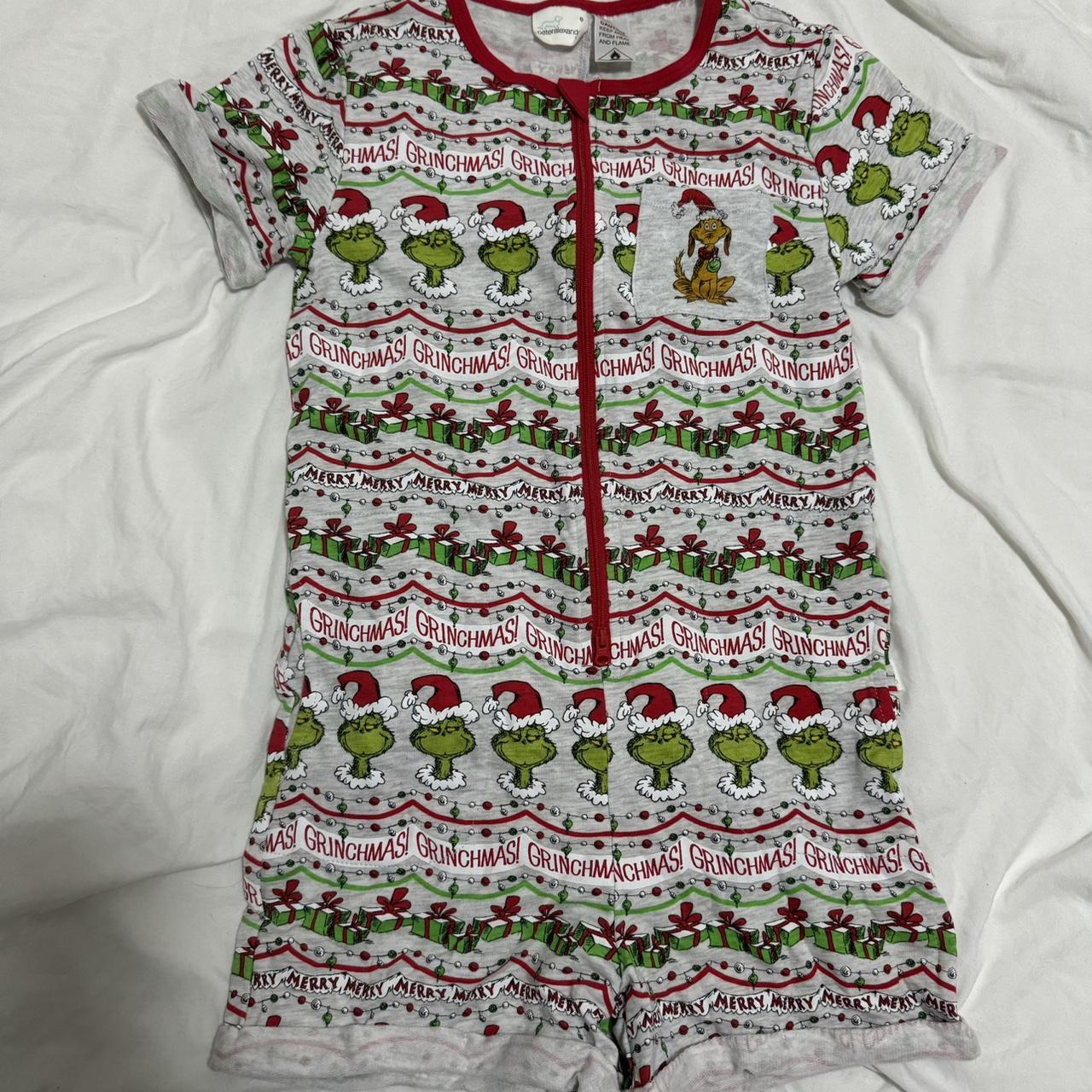 Peter Alexander Grinch Onsie Size 6 jnr Never worn... - Depop