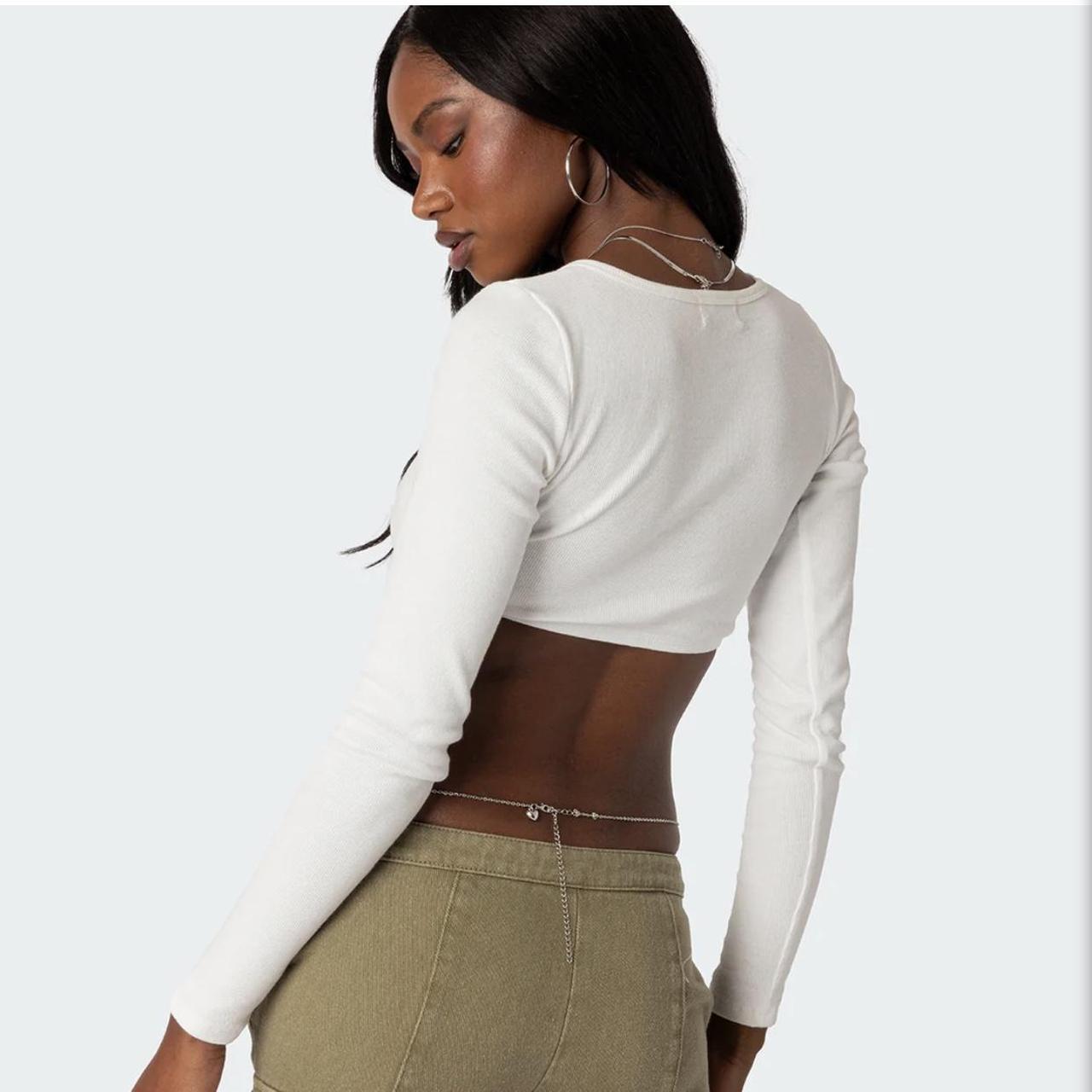 NEVER WORN with bag packaging edikted long sleeve... - Depop