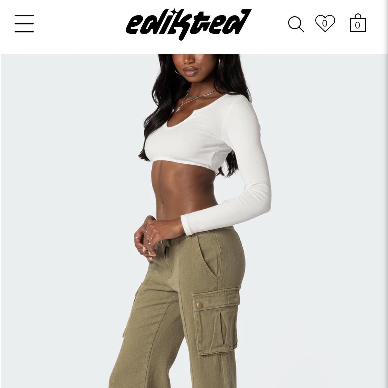 NEVER WORN with bag packaging edikted long sleeve... - Depop