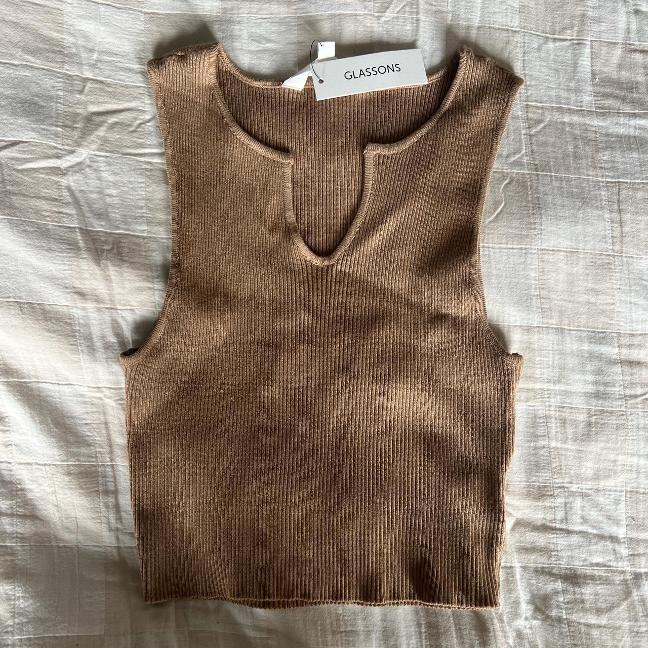 Glassons top, never worn size M still with tags - Depop