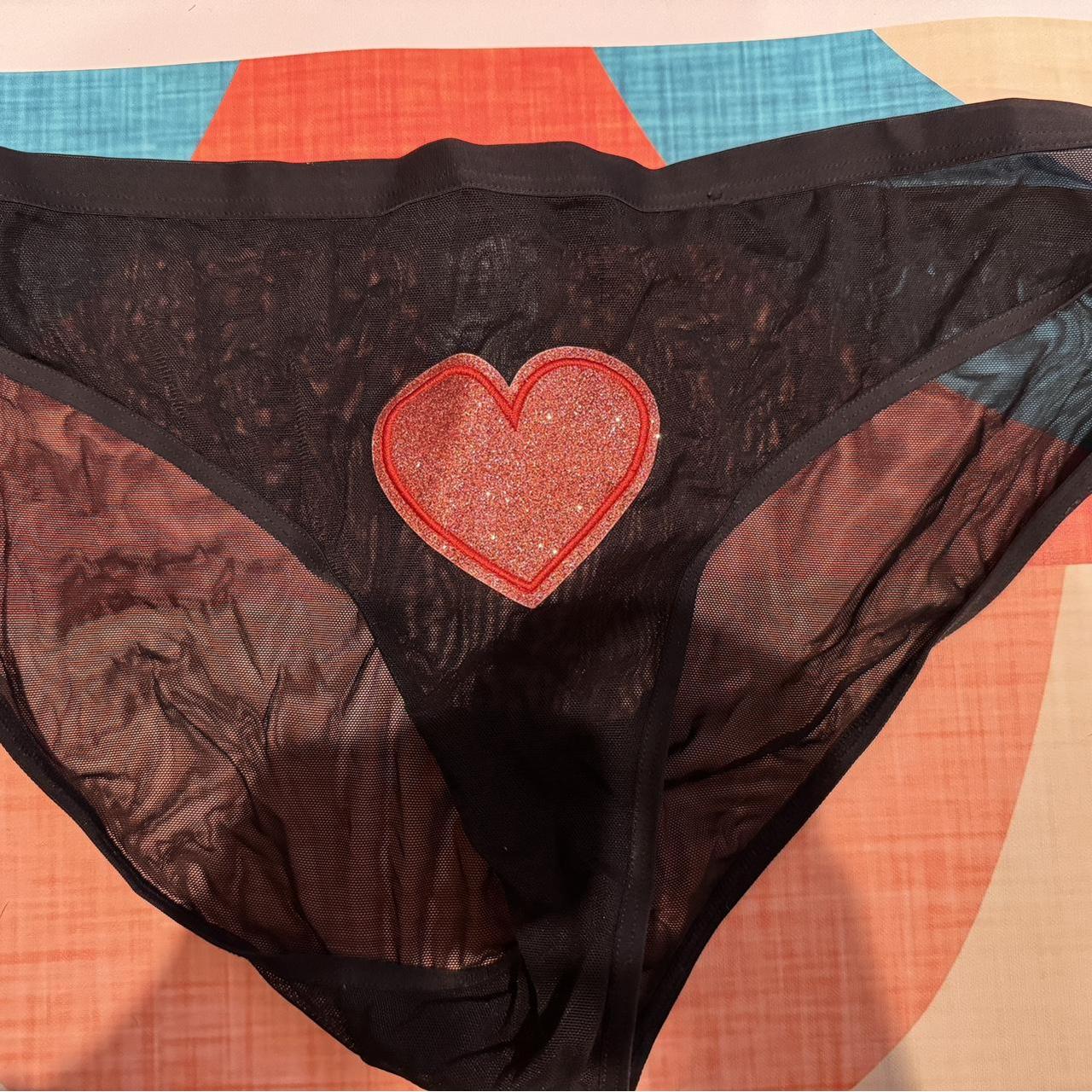 Heart briefs Brand new, perfect for festival... - Depop