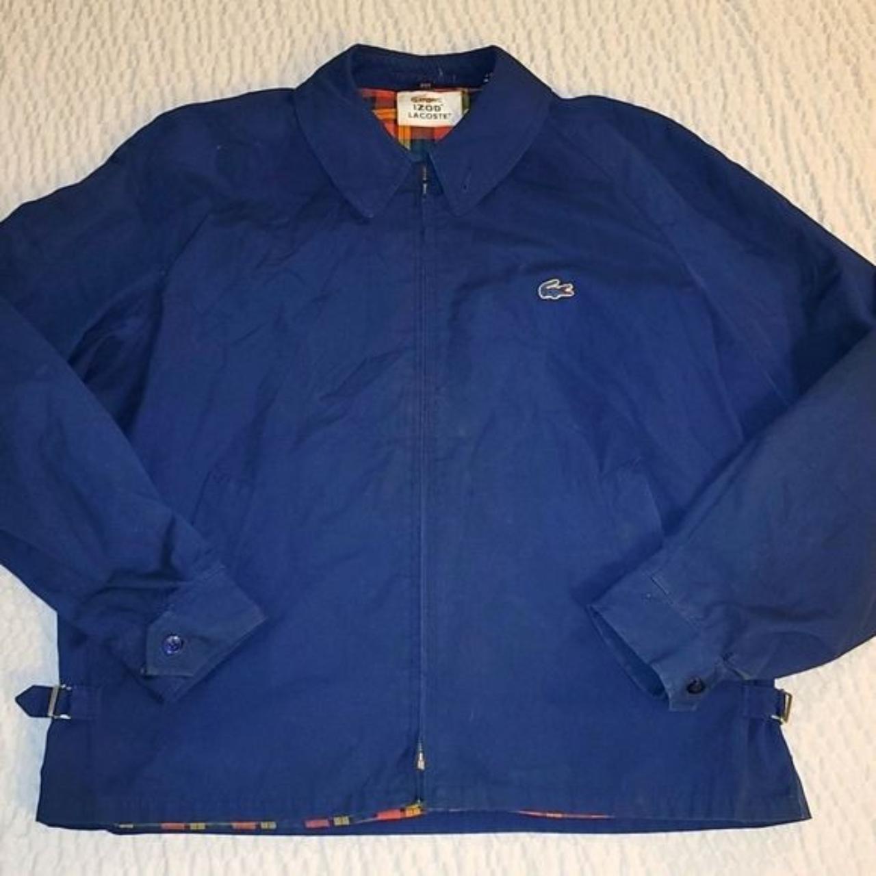 Cool jacket IZOD Lacoste vintage, light jacket, navy... - Depop