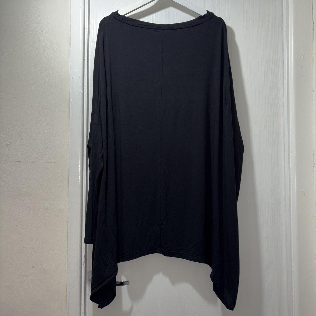 Killstar Cloak-style Long Sleeve Top Longline fit... | Depop