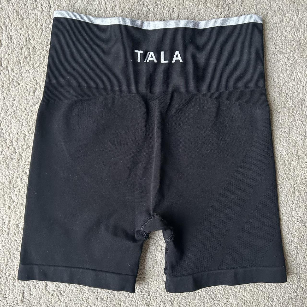 Tala black short sport/gym shorts women’s size S >... - Depop