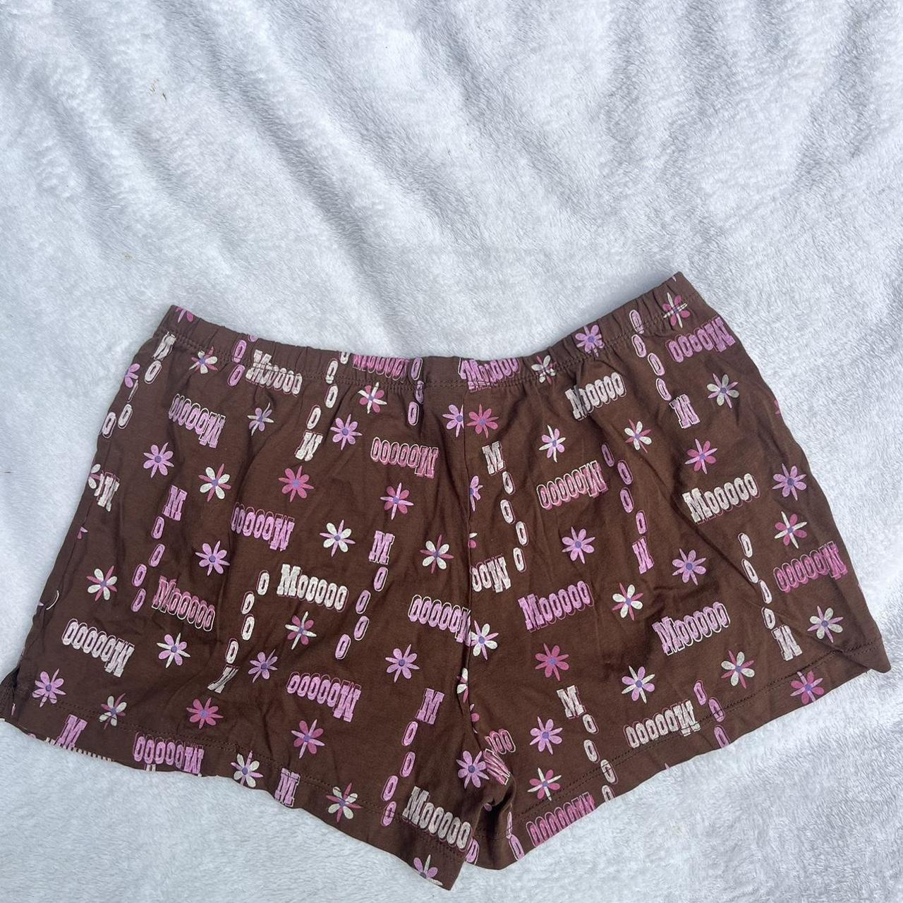 Y2K JOE Boxer “Moo” Shorts 100% cotton. Size:... - Depop
