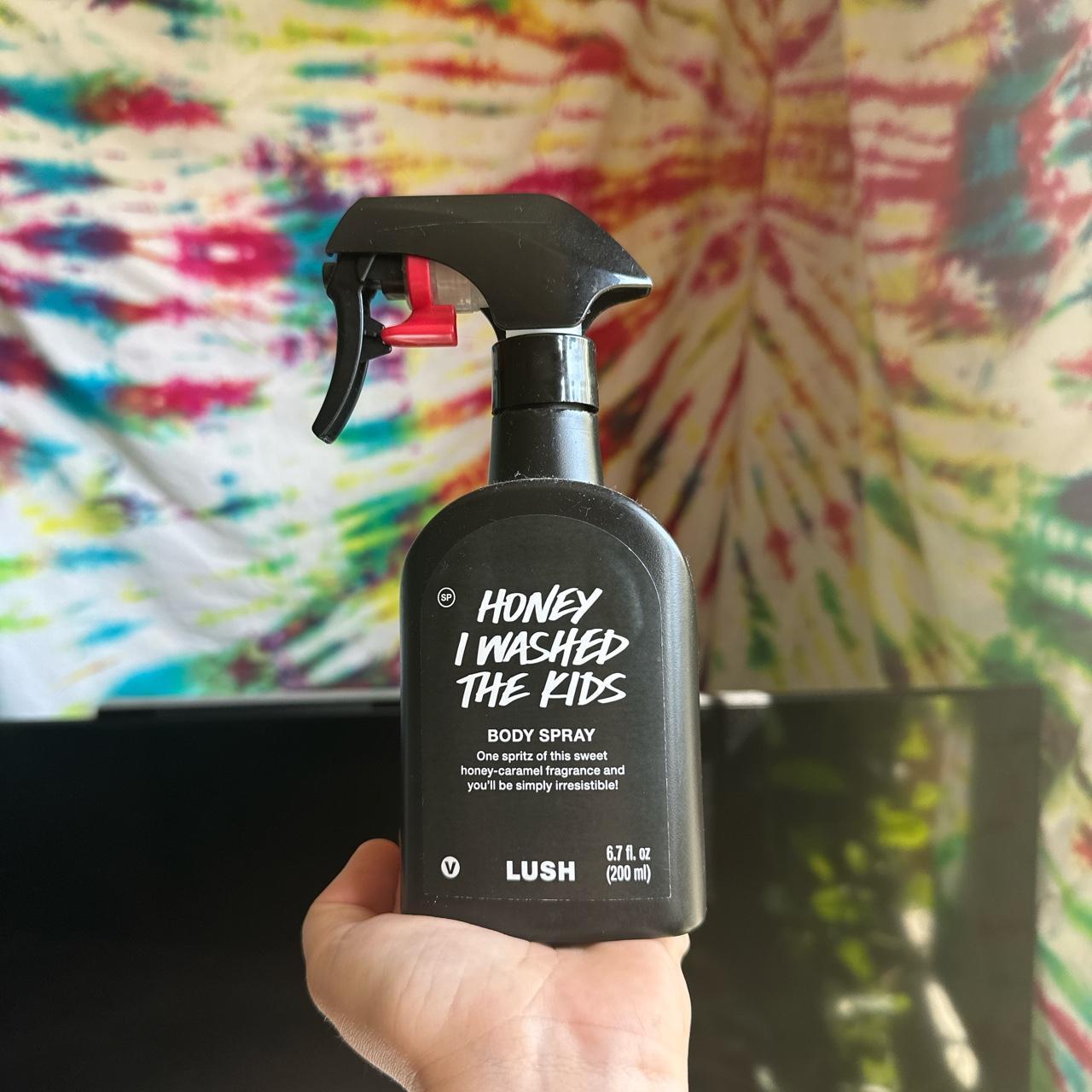 LUSH COSMETICS HONEY I WASHED THE KIDS BODY SPRAY... - Depop
